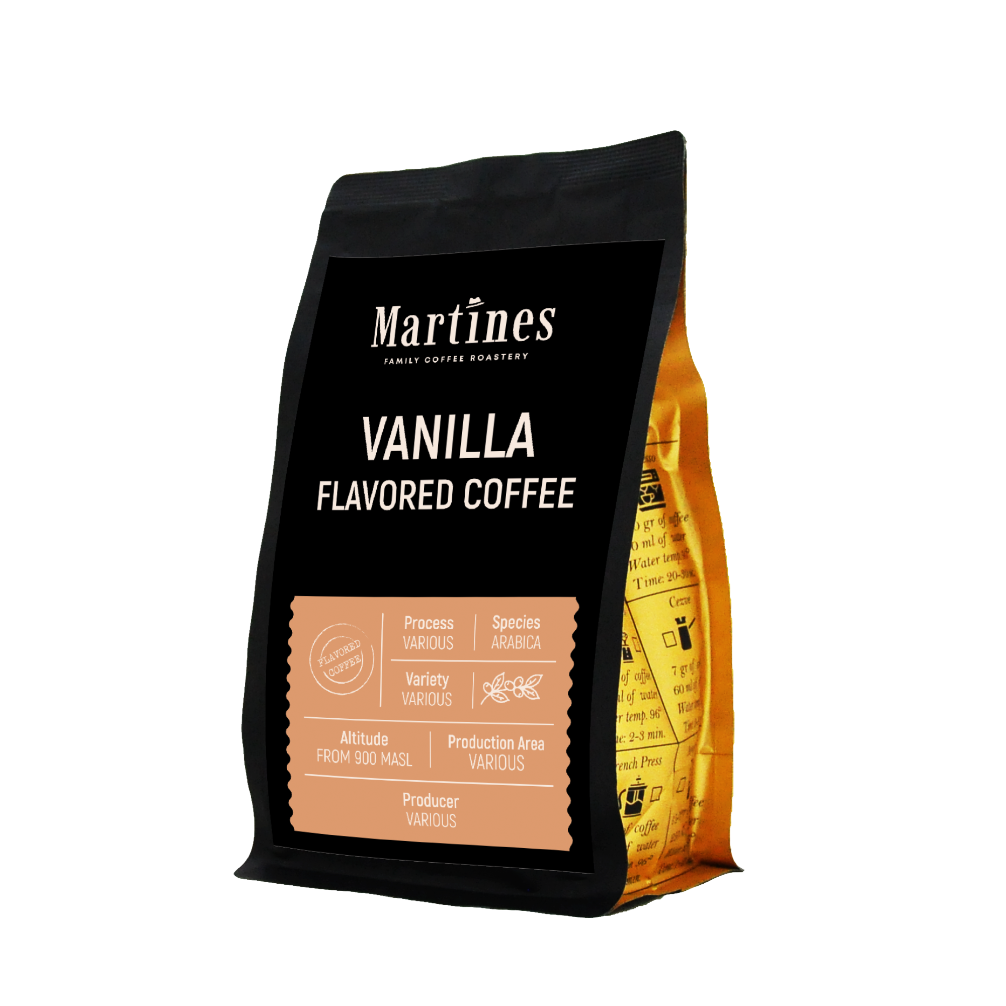 Coffee - vanilla flavored | Martines Specialty Coffee